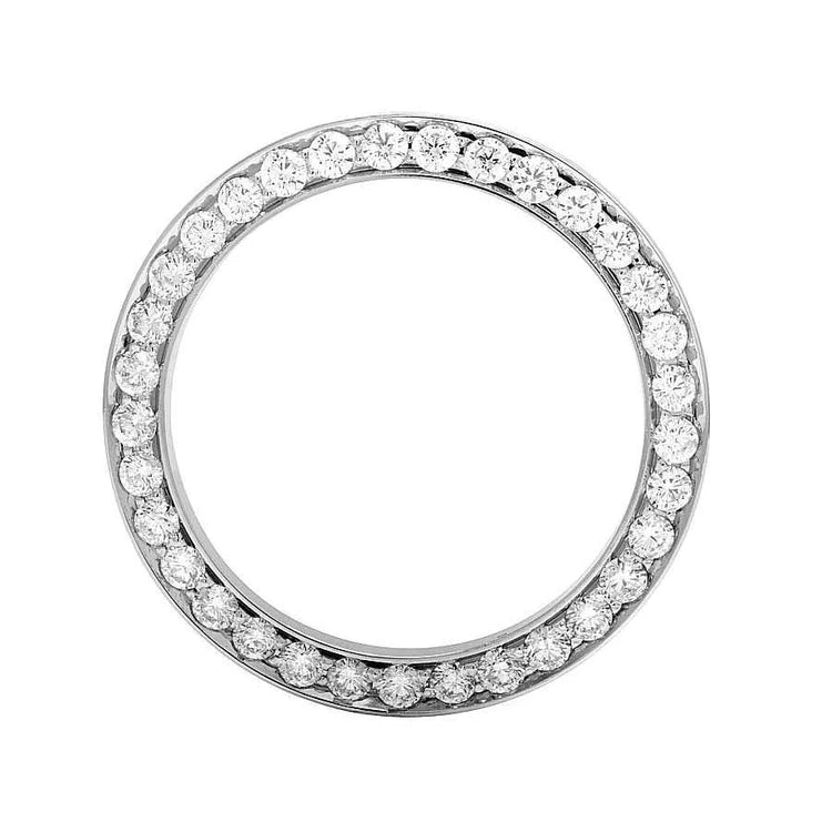 Custom 5 Ct Real Diamond Bezel To Fit Rolex Datejust & President Watch ...